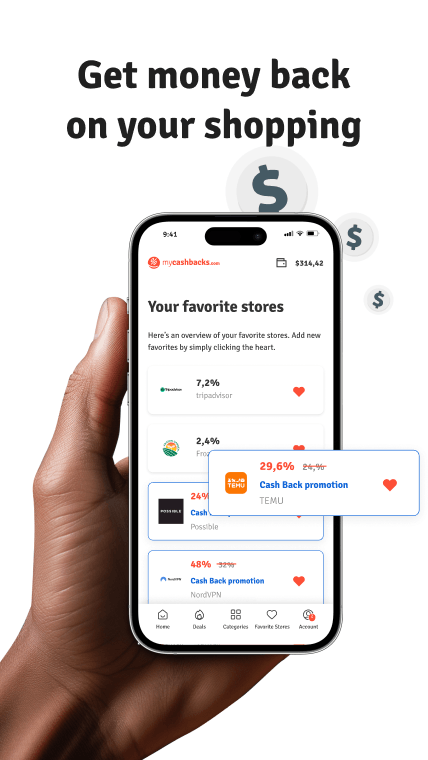 Cash Back App ᐅ Sign up & collect Cash Back for free